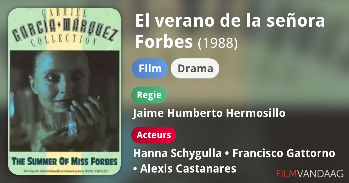 El verano de la señora Forbes (film, 1988) - FilmVandaag.nl