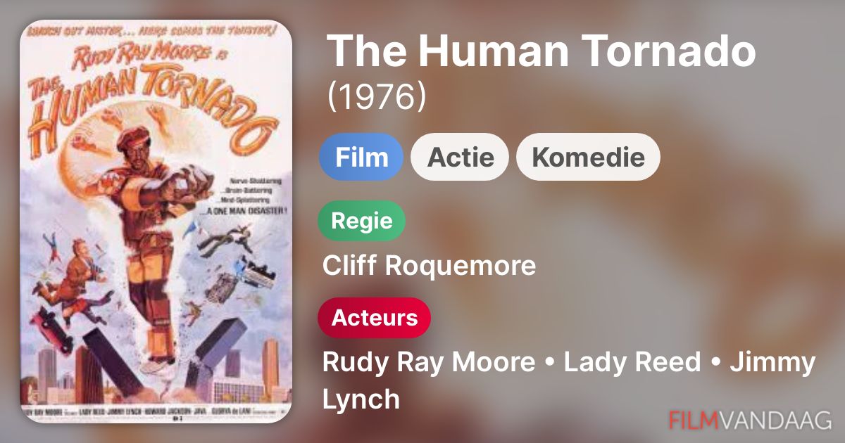 The Human Tornado (film, 1976) - FilmVandaag.nl