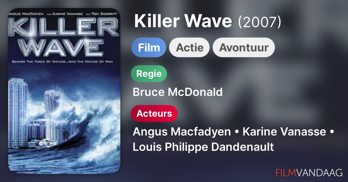 Killer Wave (film, 2007) - FilmVandaag.nl
