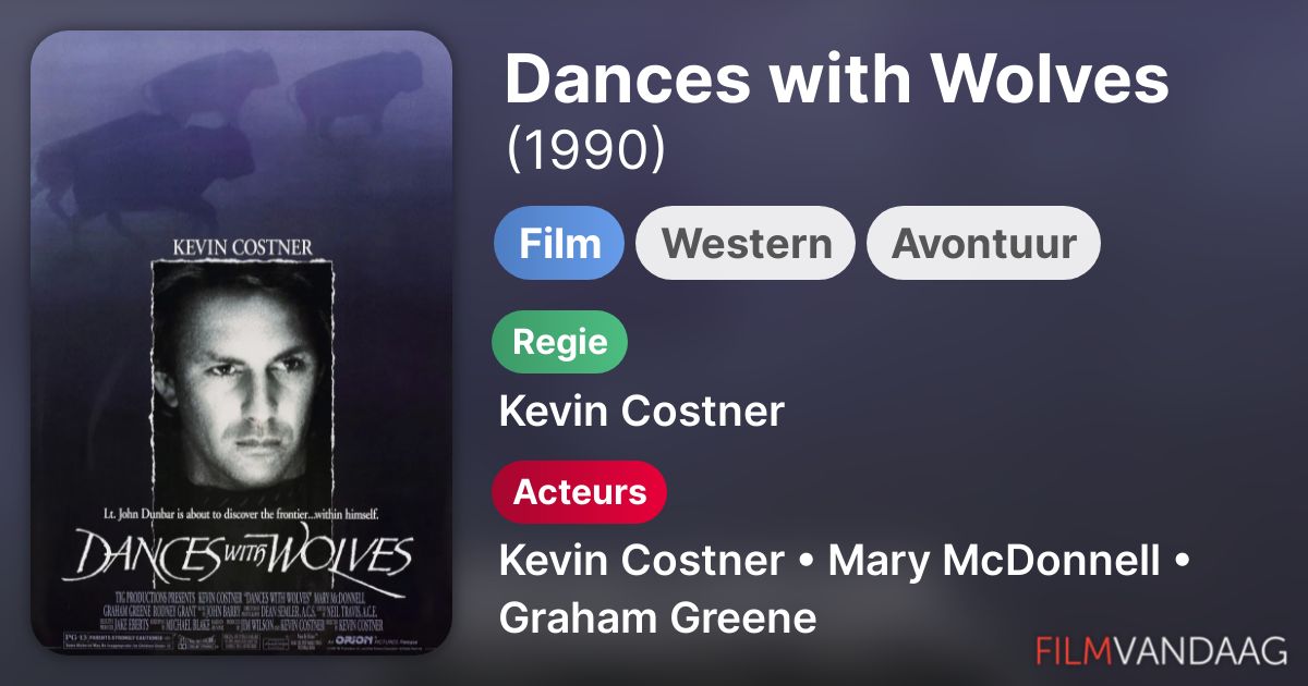 Dances with Wolves (film, 1990) - FilmVandaag.nl