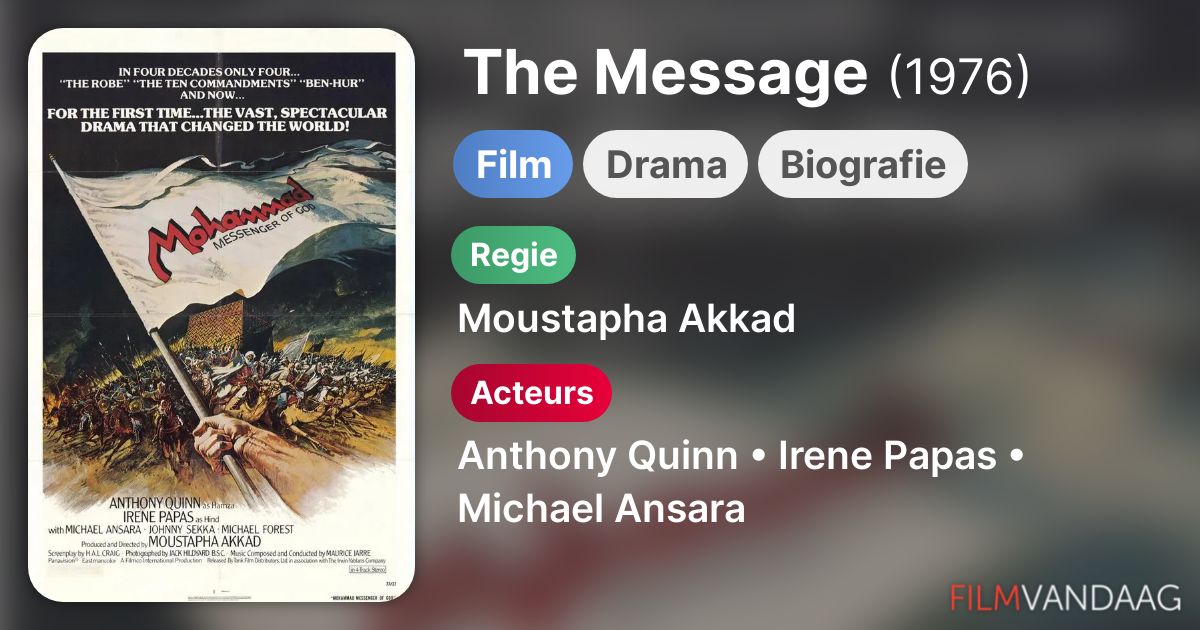 The Message (film, 1976) - FilmVandaag.nl