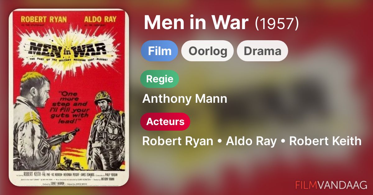 Men in War (film, 1957) - FilmVandaag.nl
