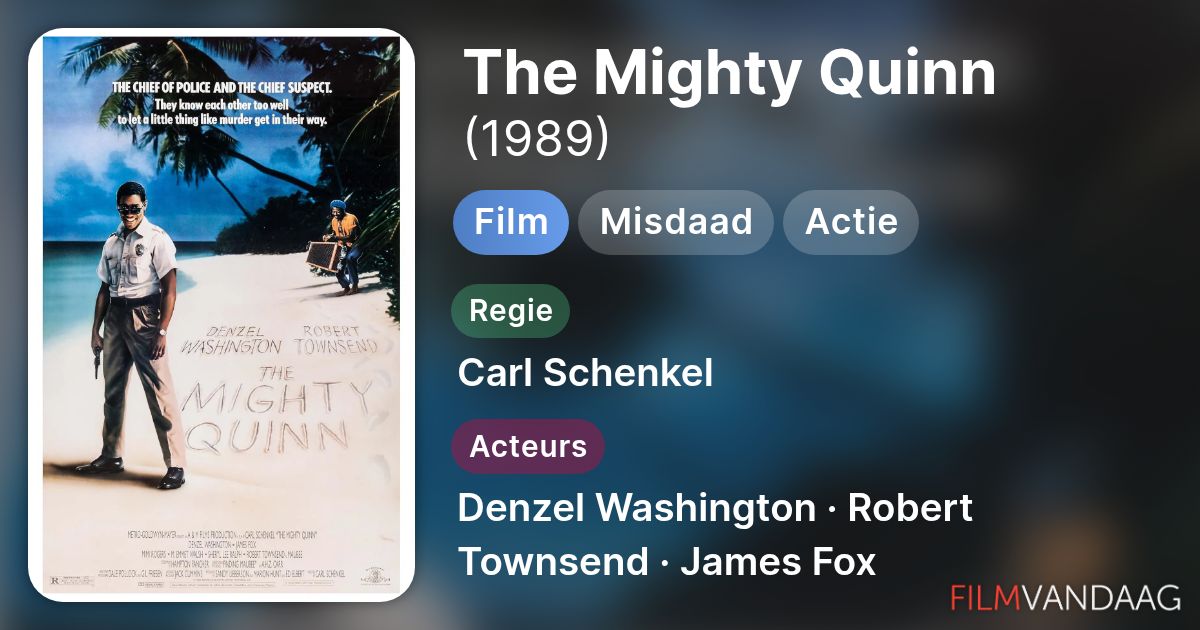The Mighty Quinn (film, 1989) - FilmVandaag.nl