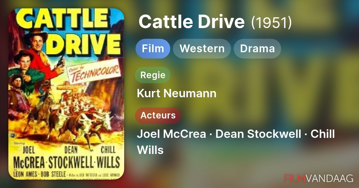 Cattle Drive (film, 1951) - FilmVandaag.nl