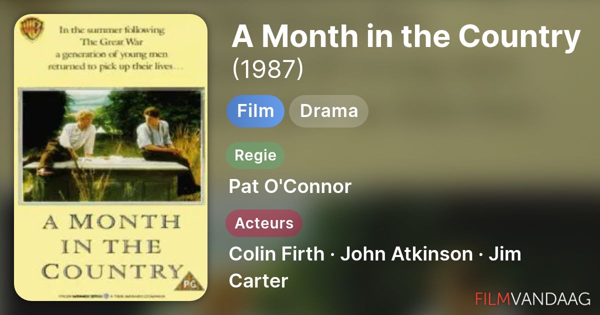 A Month in the Country (film, 1987) - FilmVandaag.nl