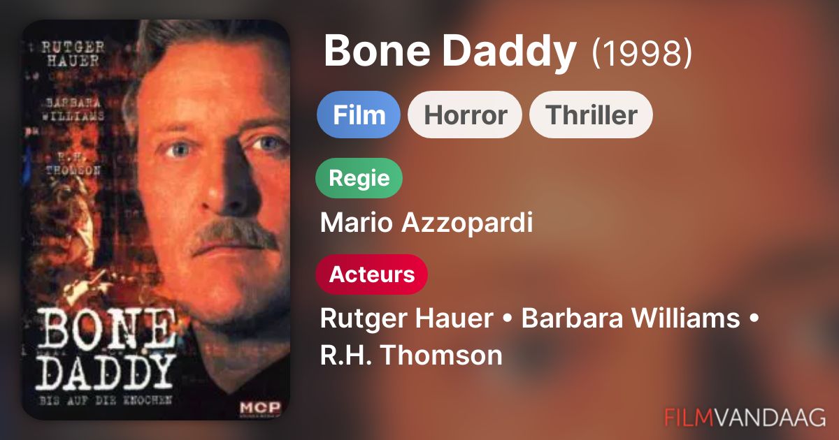 Bone Daddy (film, 1998) - FilmVandaag.nl