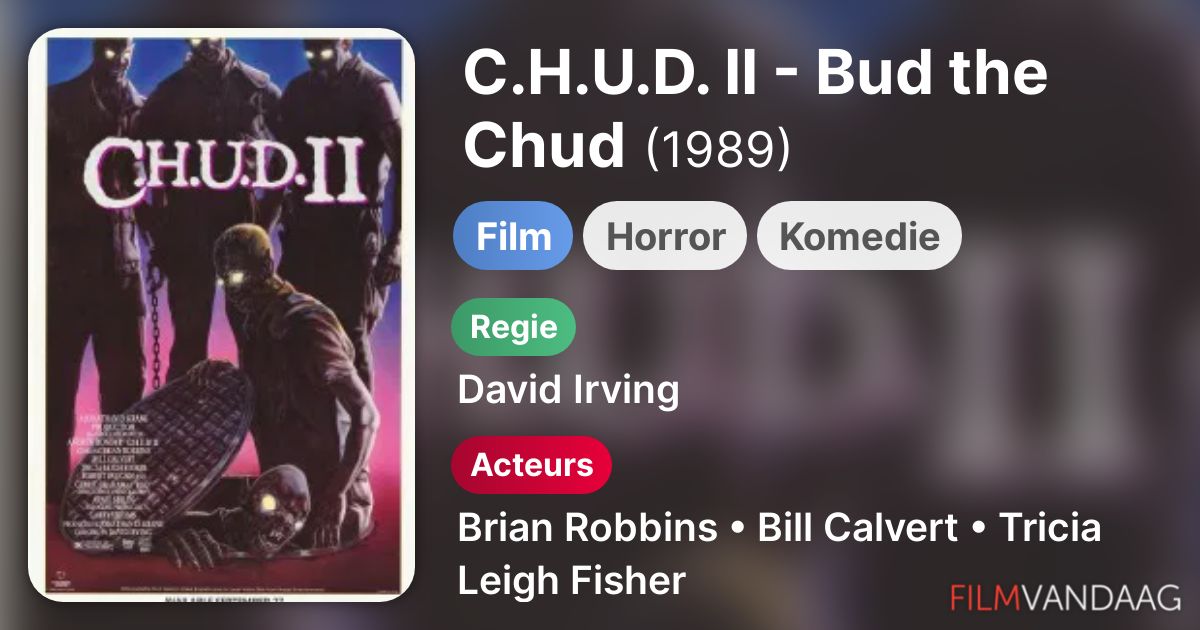 C.H.U.D. II - Bud the Chud (film, 1989) - FilmVandaag.nl
