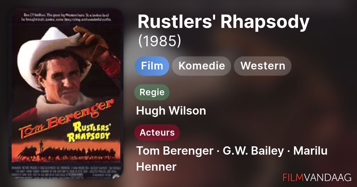 Rustlers' Rhapsody (film, 1985) - FilmVandaag.nl