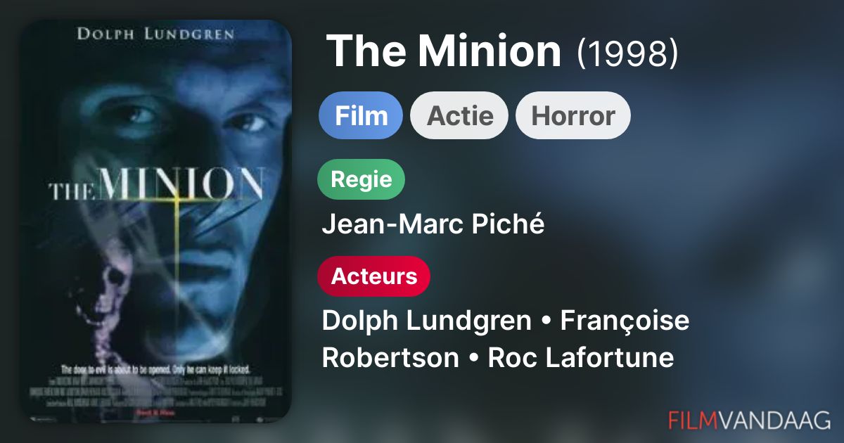 The Minion (film, 1998) - FilmVandaag.nl
