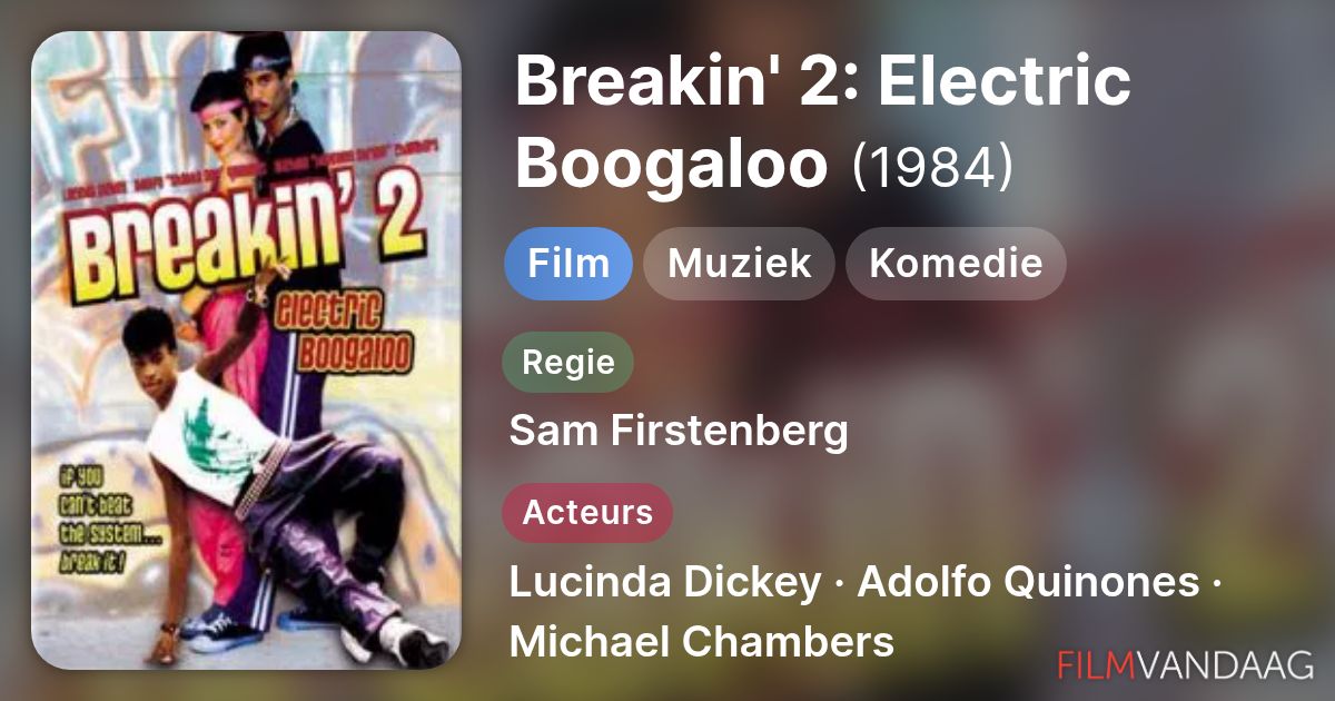 Breakin' 2: Electric Boogaloo (film, 1984) - FilmVandaag.nl