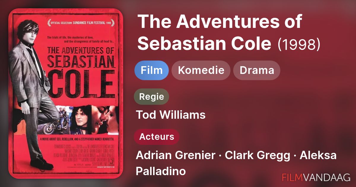The Adventures of Sebastian Cole (film, 1998) - FilmVandaag.nl