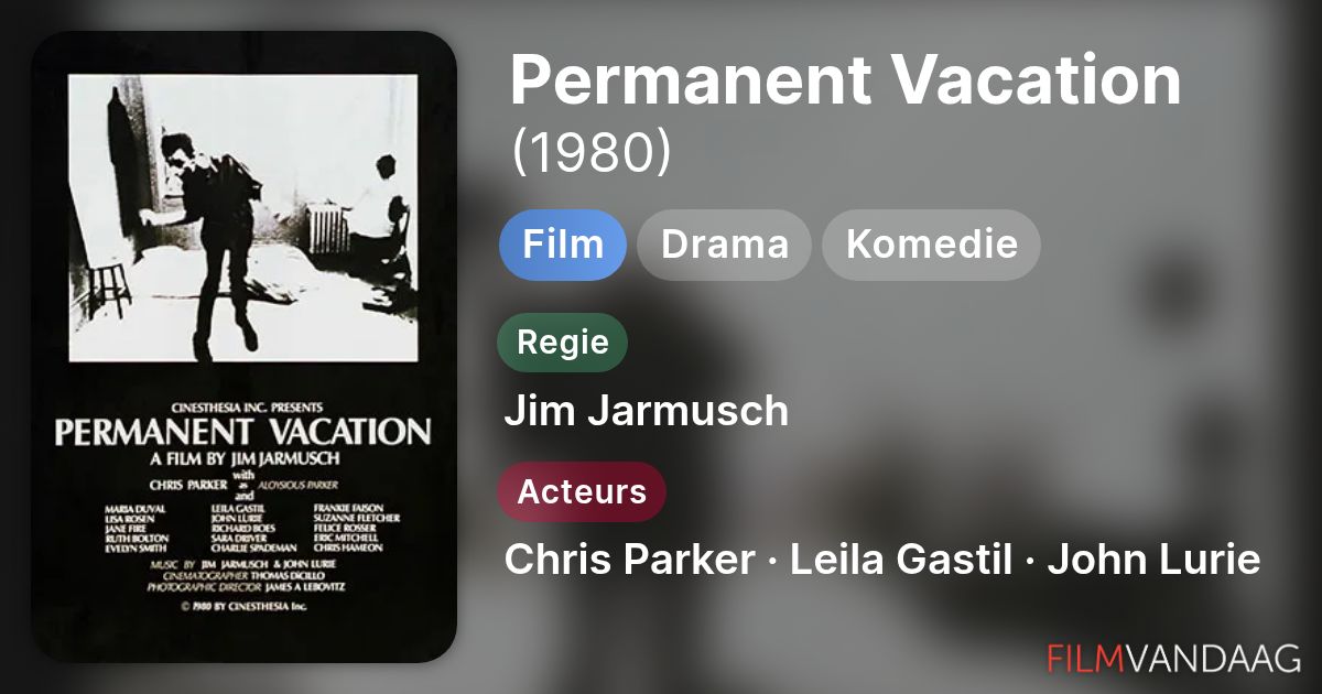 Permanent Vacation (film, 1980) - FilmVandaag.nl