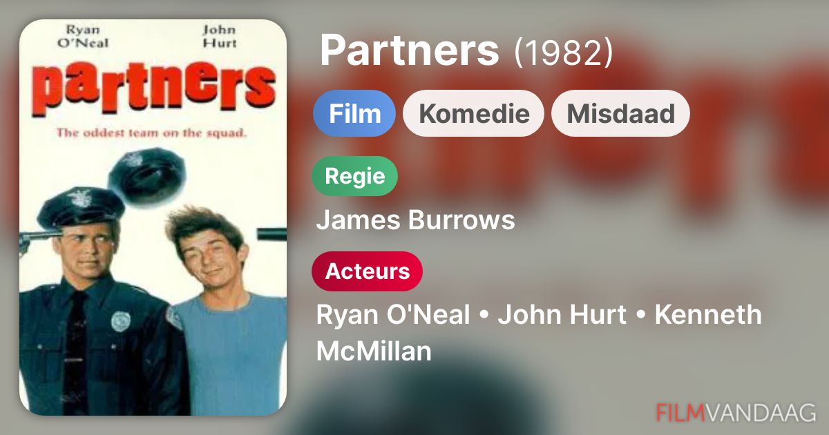 Partners (film, 1982) - FilmVandaag.nl