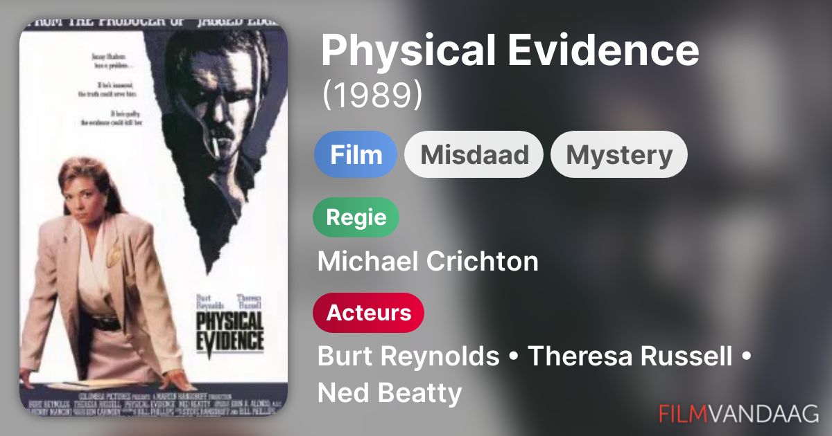 Physical Evidence (film, 1989) - FilmVandaag.nl