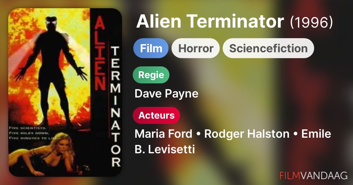 Alien Terminator (film, 1996) - FilmVandaag.nl