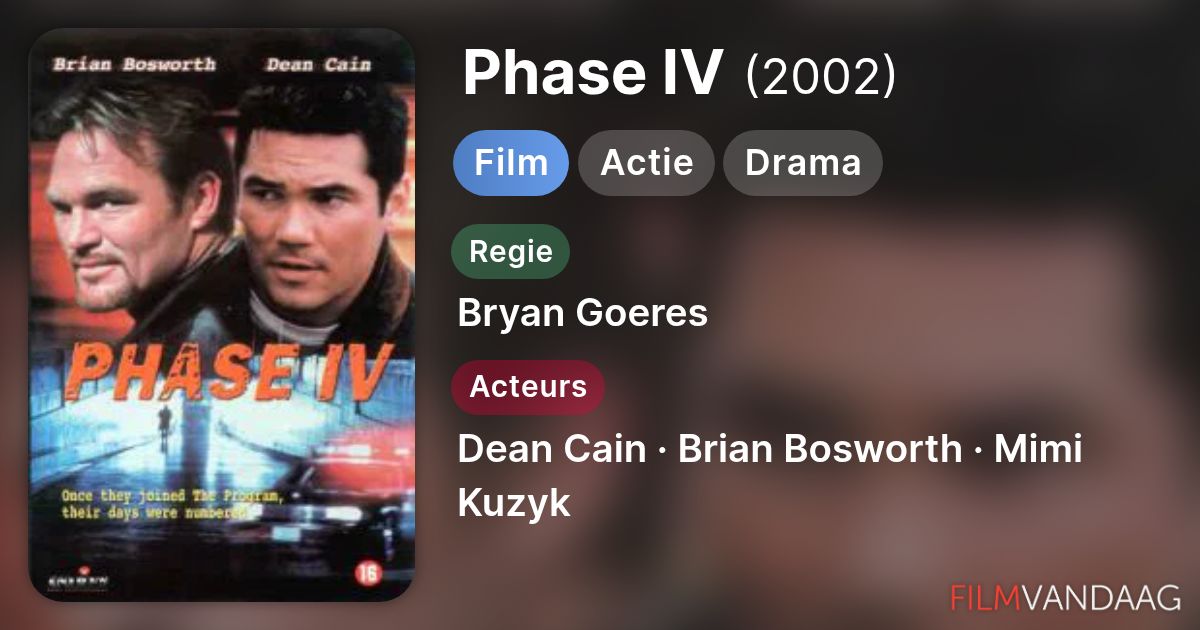 Phase IV (film, 2002) - FilmVandaag.nl