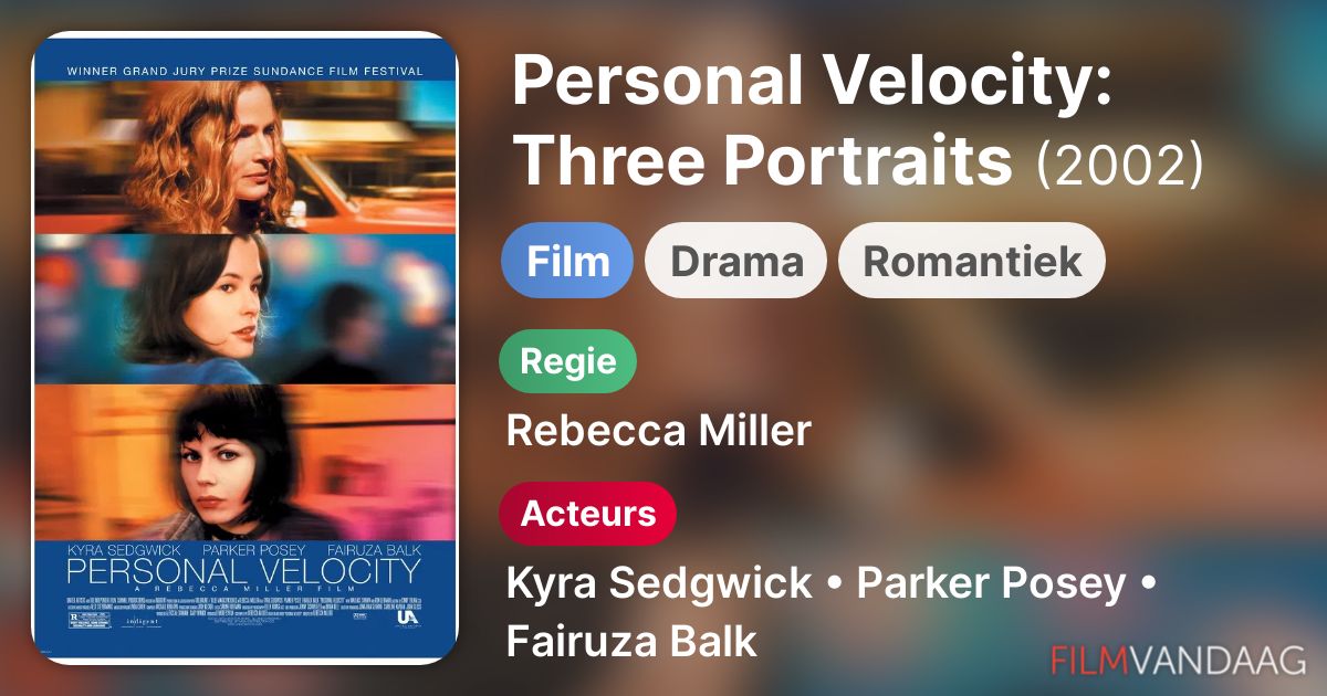 Personal Velocity: Three Portraits (film, 2002) - FilmVandaag.nl