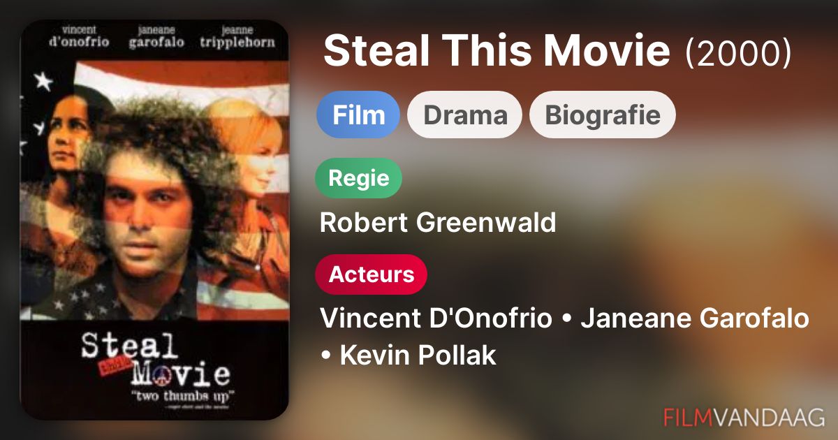 Steal This Movie (film, 2000) - FilmVandaag.nl