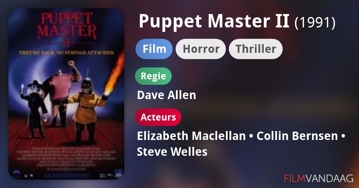 Puppet Master II (film, 1991) - FilmVandaag.nl