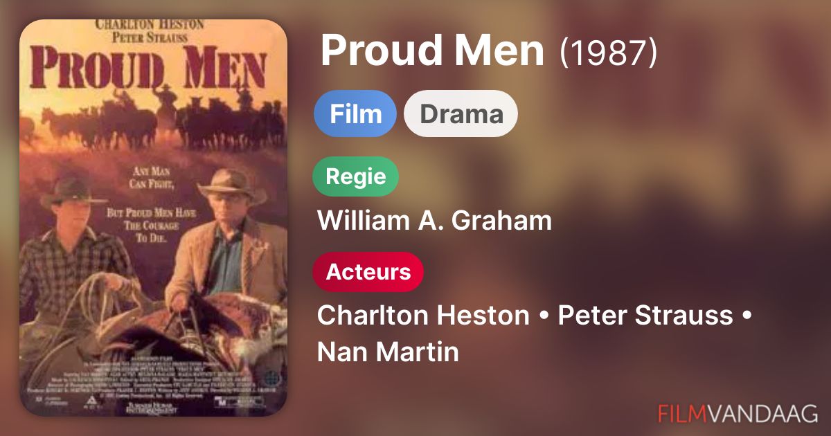 Proud Men (film, 1987) - FilmVandaag.nl