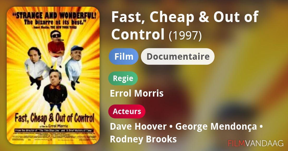 Fast, Cheap & Out of Control (film, 1997) - FilmVandaag.nl