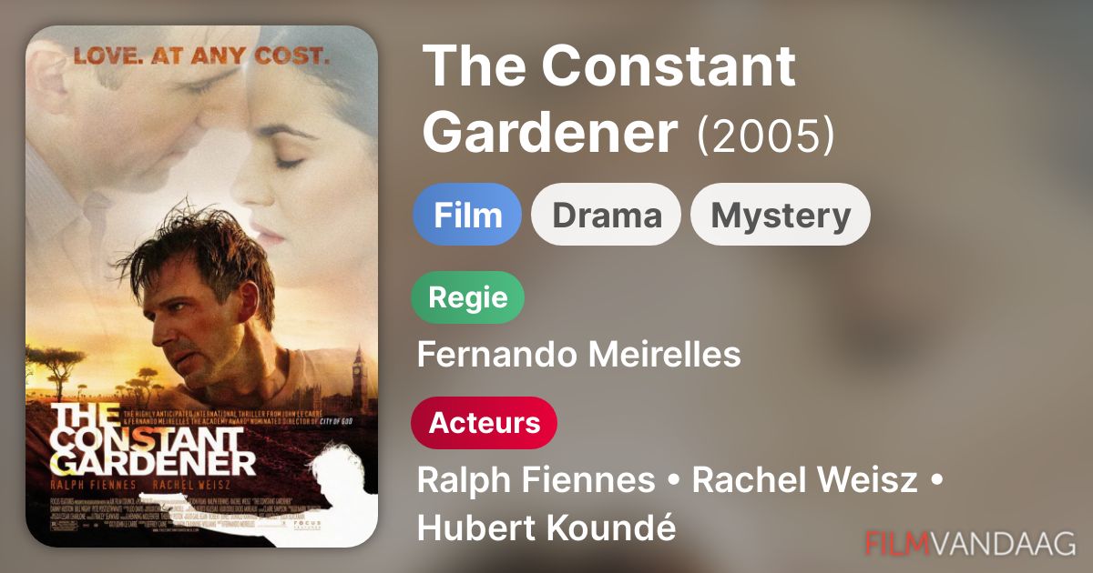 The Constant Gardener (film, 2005) - FilmVandaag.nl
