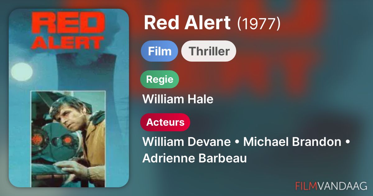 Red Alert (film, 1977) kopen op dvd of blu-ray - FilmVandaag.nl