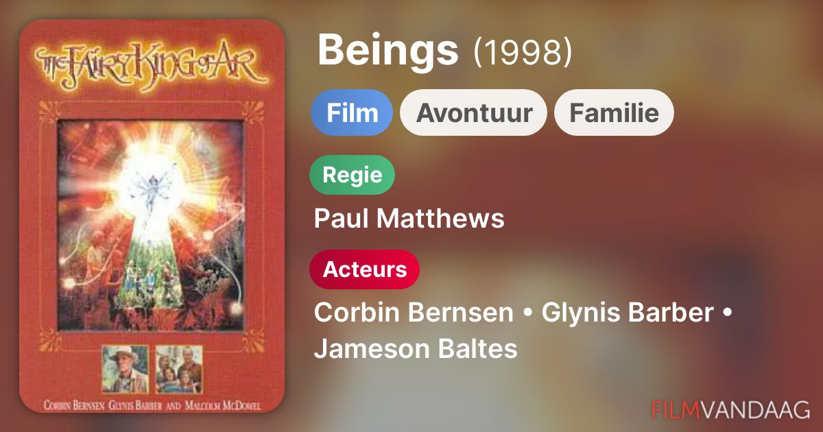 Beings (film, 1998) - FilmVandaag.nl