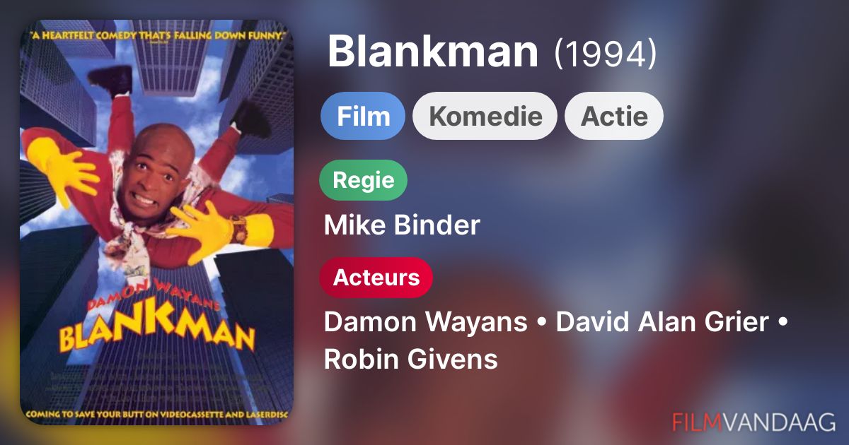 Blankman (film, 1994) - FilmVandaag.nl