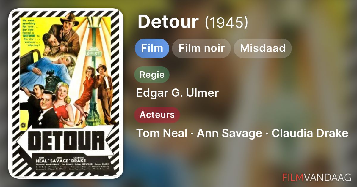 Detour (film, 1945) - FilmVandaag.nl