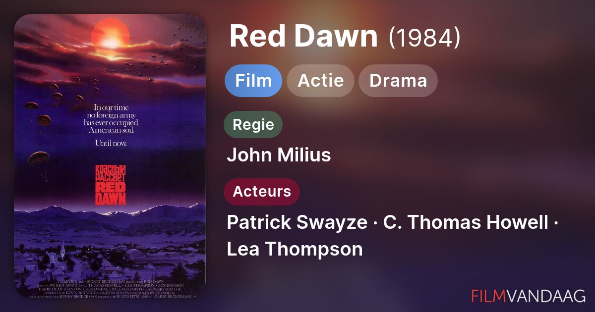 Red Dawn (film, 1984) - FilmVandaag.nl