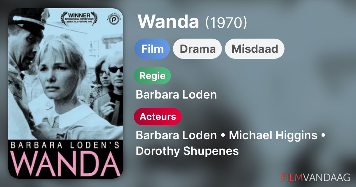 Wanda (film, 1970) - FilmVandaag.nl