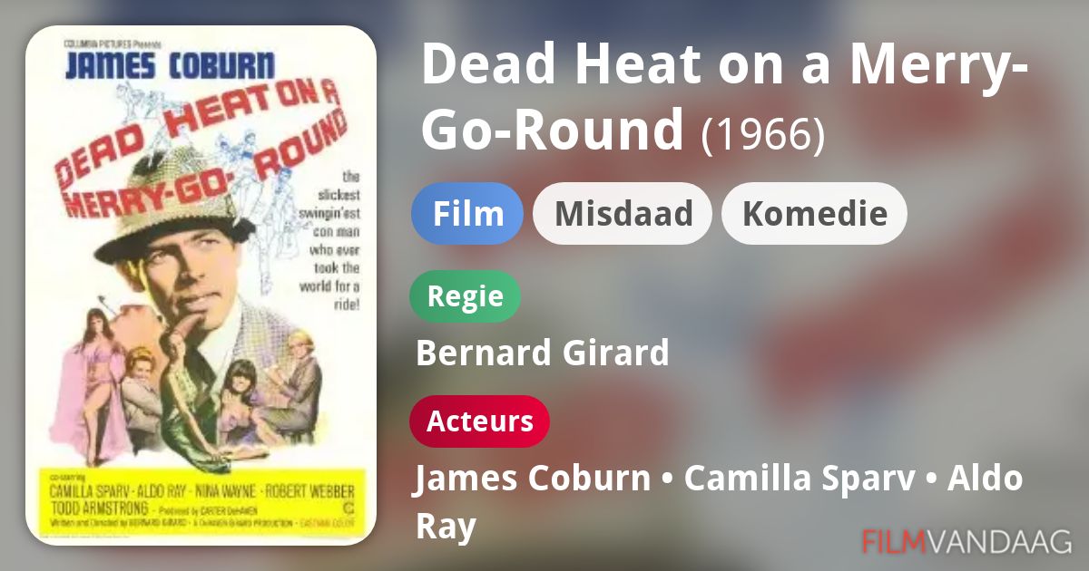 Dead Heat on a Merry-Go-Round (film, 1966) - FilmVandaag.nl