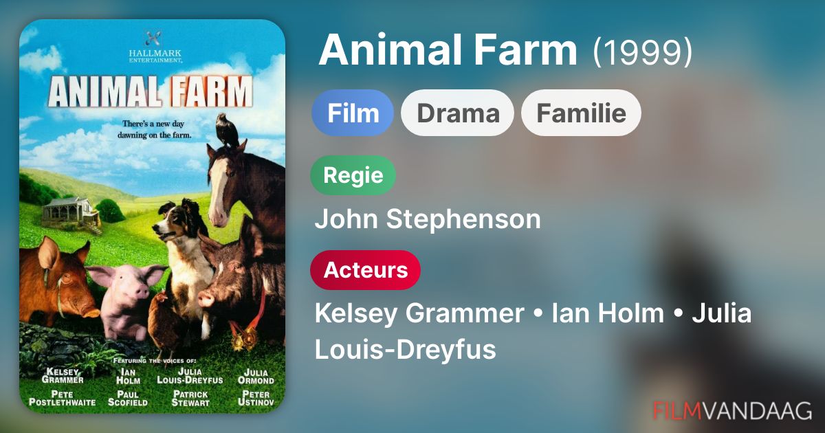 Animal Farm (film, 1999) - FilmVandaag.nl