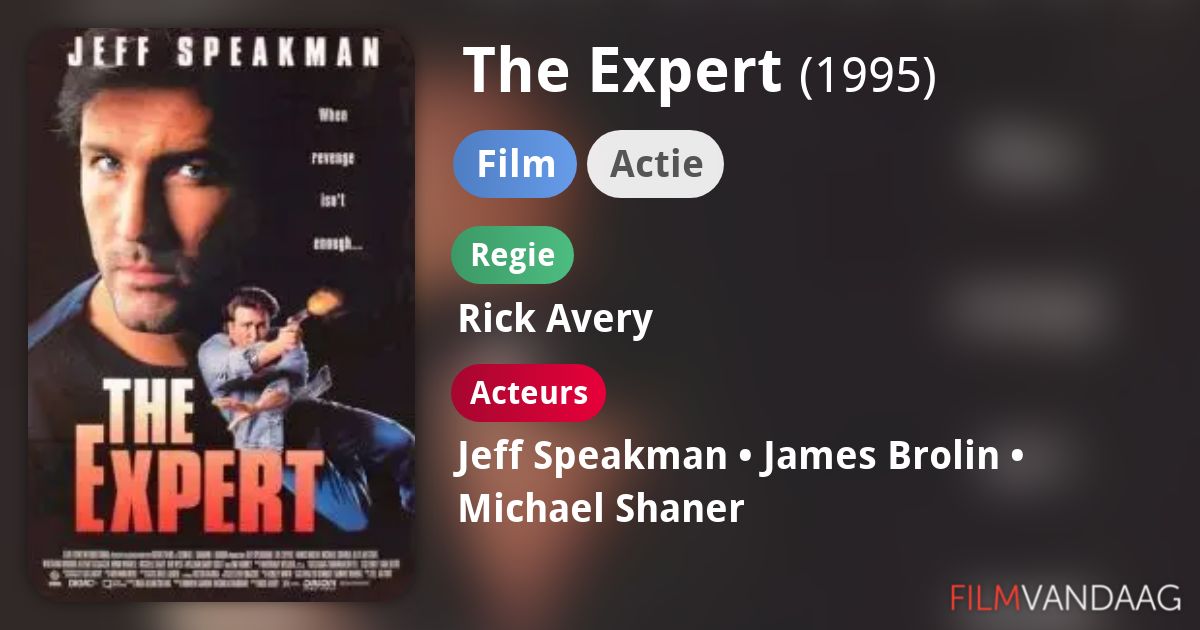 The Expert (film, 1995) - FilmVandaag.nl