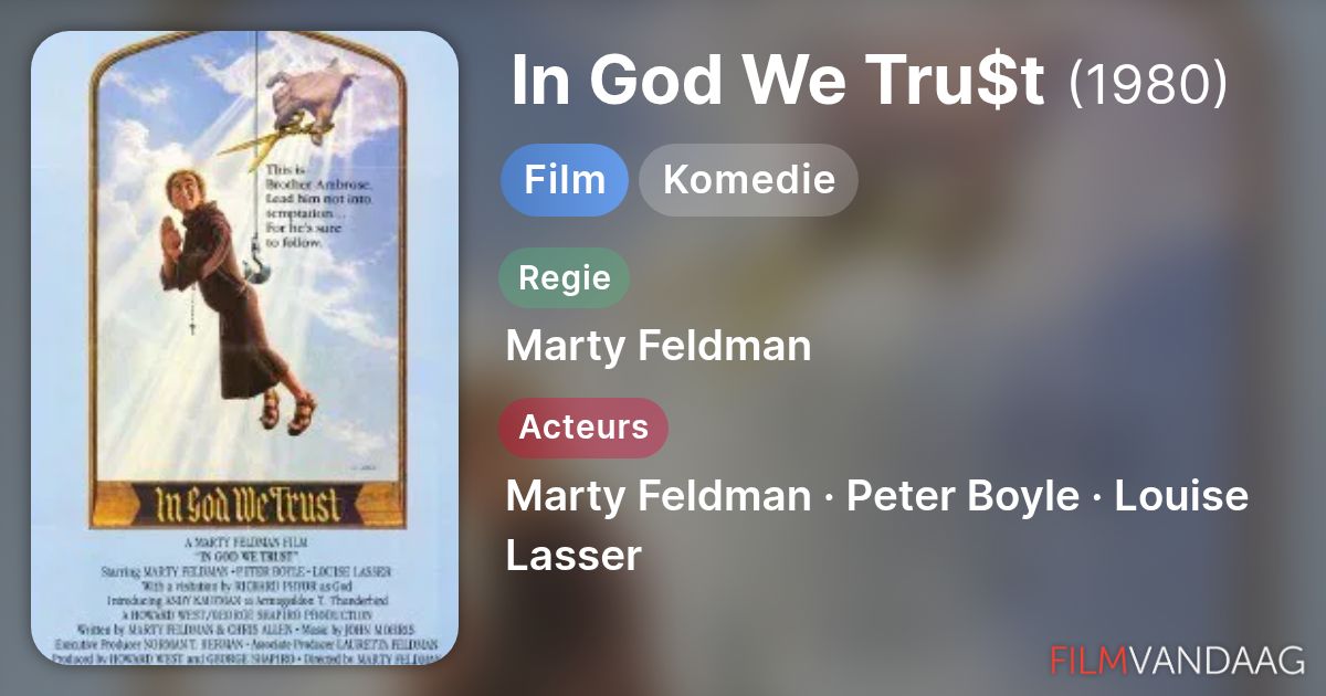 In God We Tru$t (film, 1980) - FilmVandaag.nl