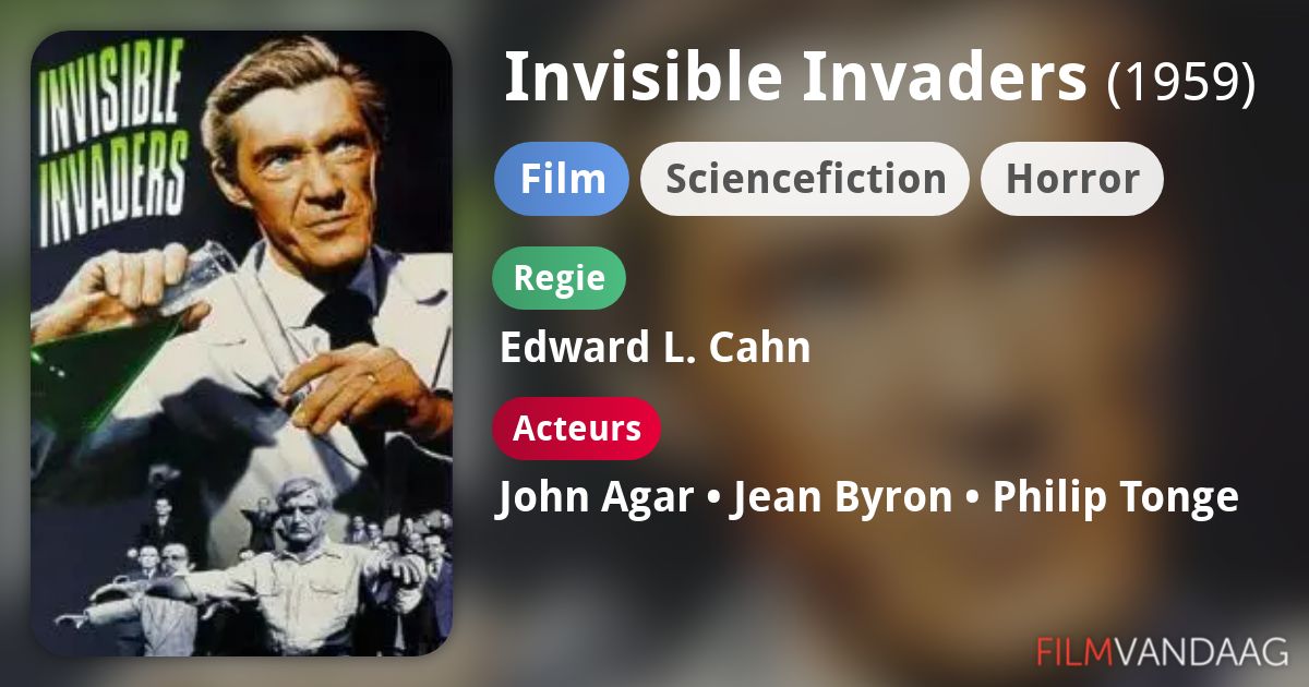 Invisible Invaders (film, 1959) - FilmVandaag.nl