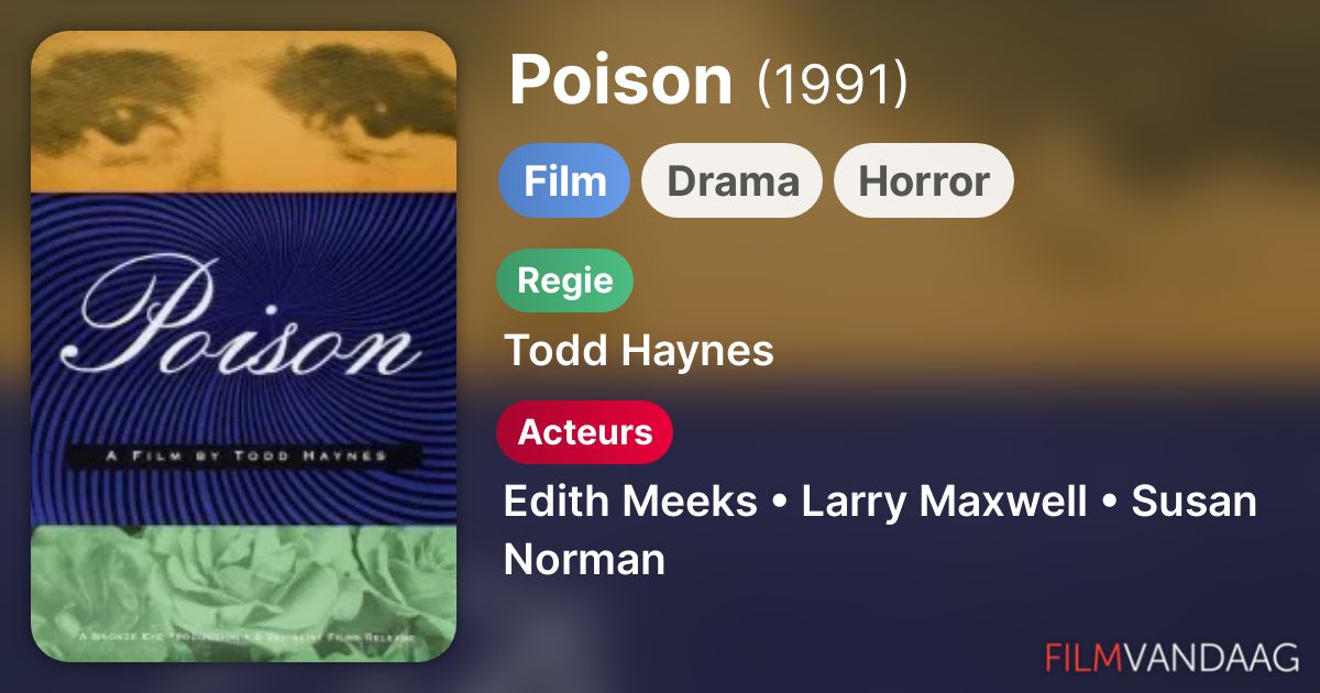 Poison (film, 1991) - FilmVandaag.nl
