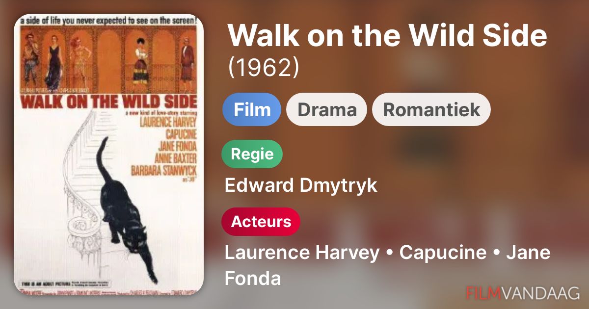 Walk on the Wild Side (film, 1962) - FilmVandaag.nl