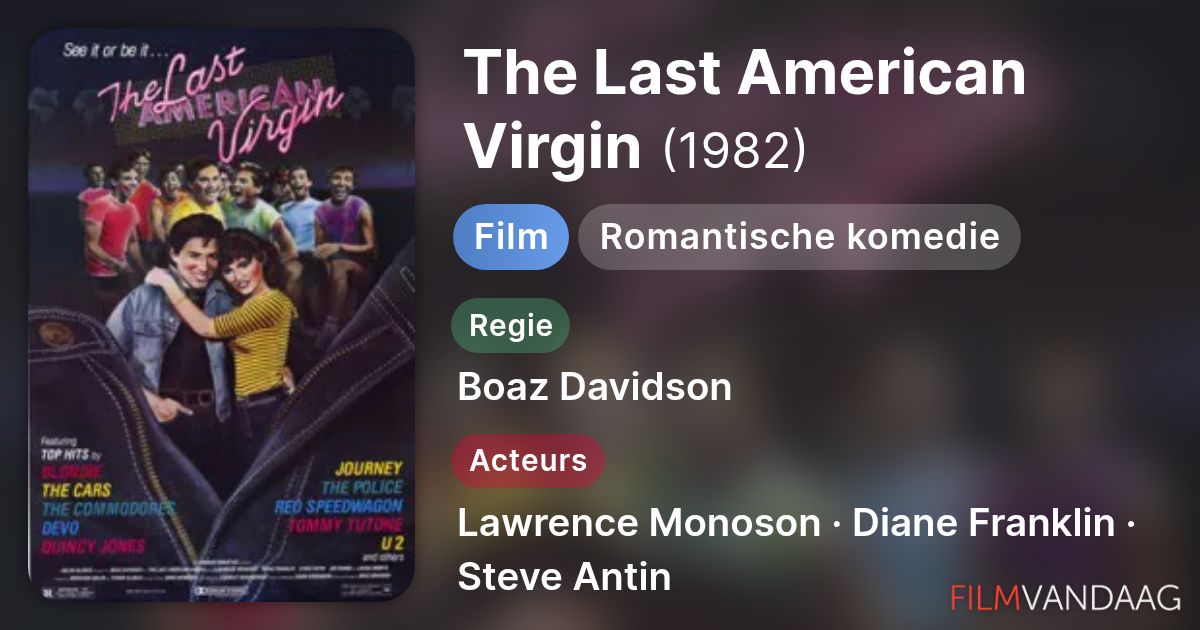The Last American Virgin (film, 1982) kopen op dvd of blu-ray ...