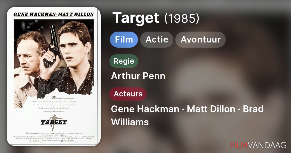 Target (film, 1985) - FilmVandaag.nl