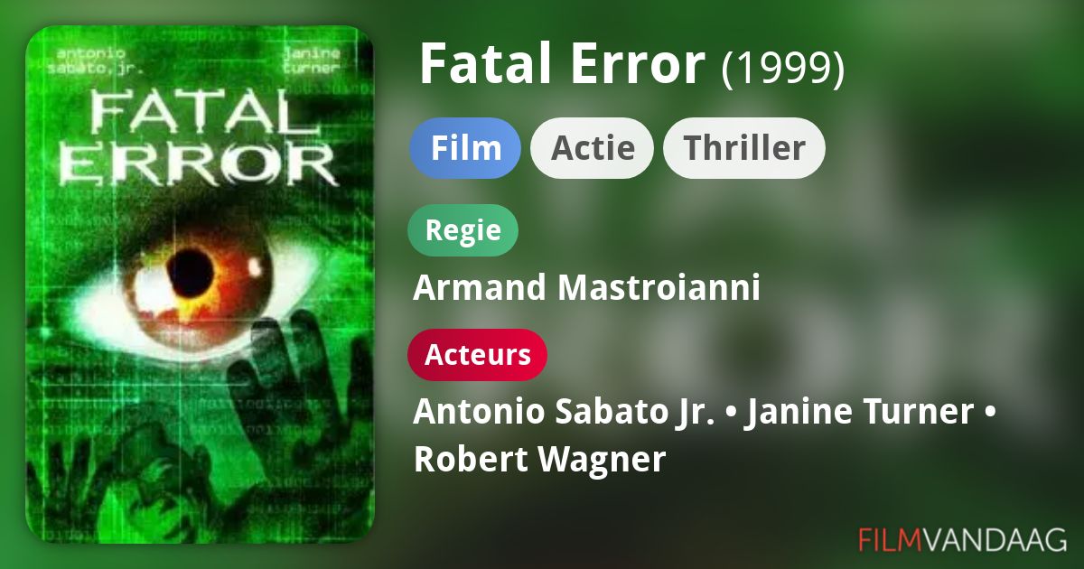 Fatal Error (film, 1999) - FilmVandaag.nl