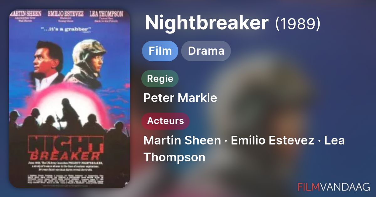 Nightbreaker (film, 1989) - FilmVandaag.nl