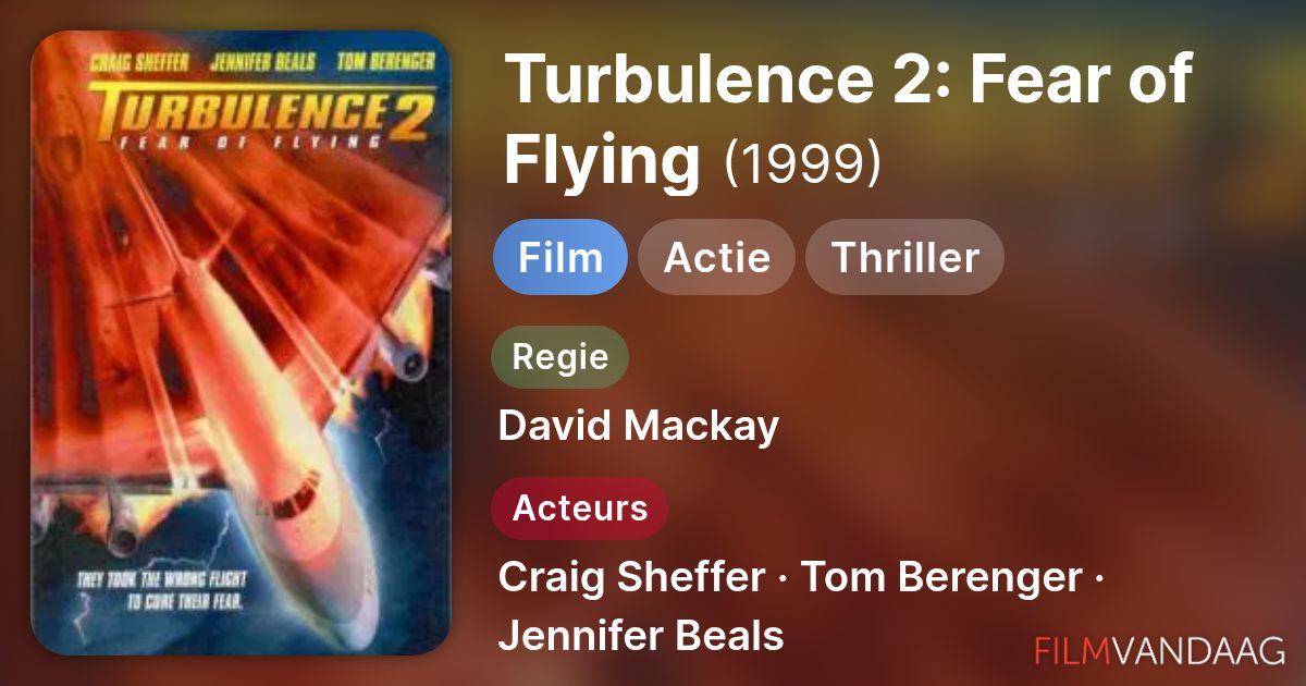 Turbulence 2: Fear of Flying (film, 1999) kopen op dvd of blu-ray ...