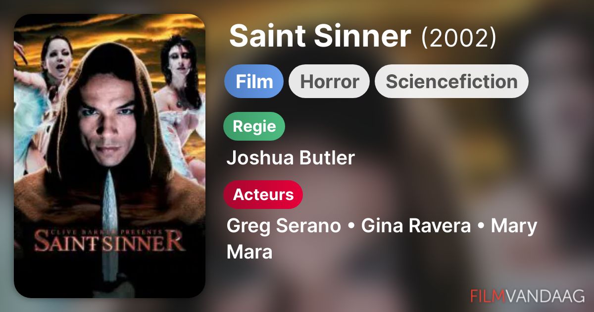 Saint Sinner (film, 2002) - FilmVandaag.nl
