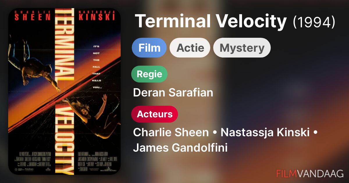 Terminal Velocity (film, 1994) - FilmVandaag.nl