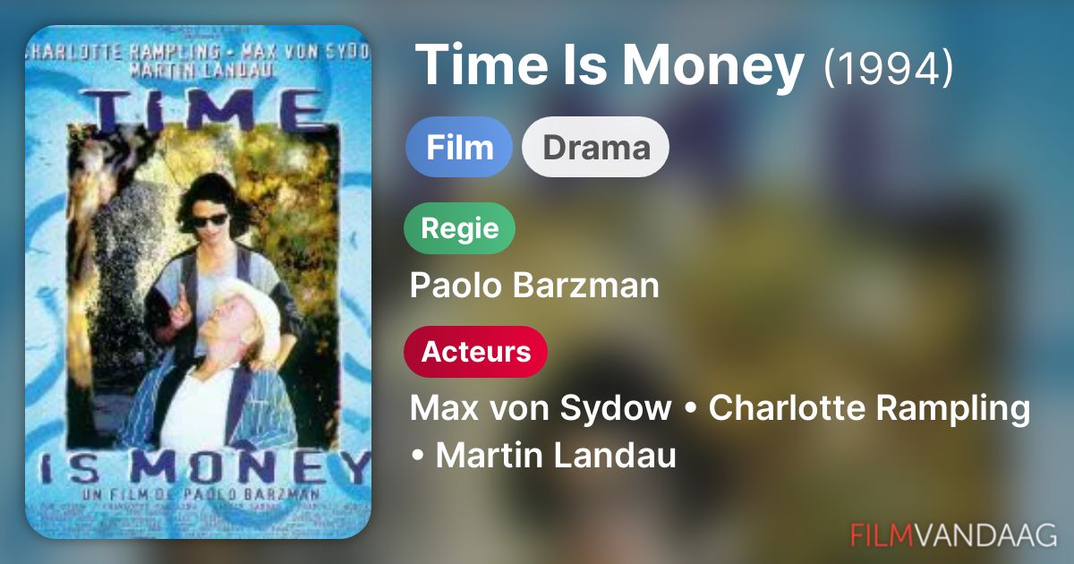 Time Is Money (film, 1994) - FilmVandaag.nl