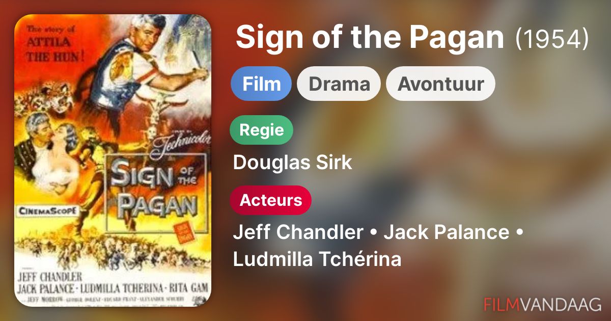 Sign of the Pagan (film, 1954) - FilmVandaag.nl