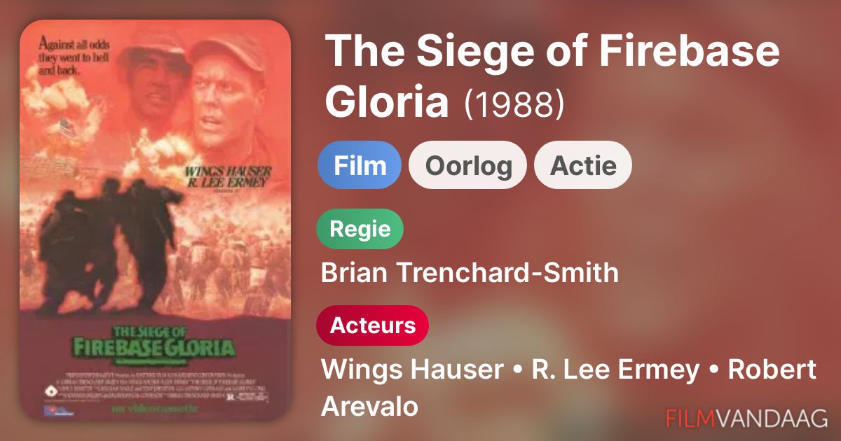 The Siege of Firebase Gloria (film, 1989) - FilmVandaag.nl