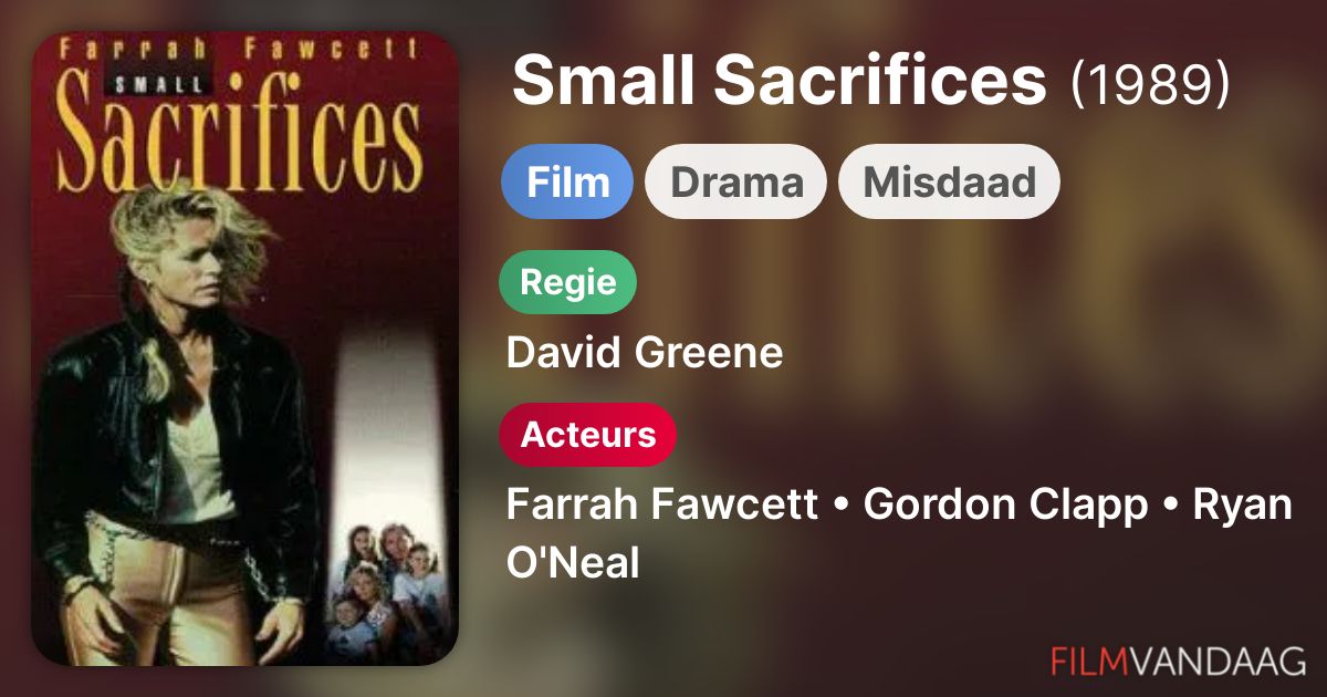 Small Sacrifices (film, 1989) - FilmVandaag.nl